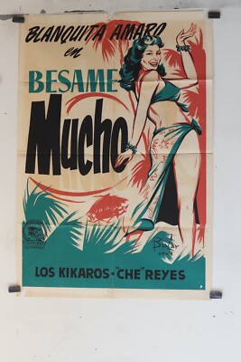 BESAME MUCHO (70X100), 1945 ORIGINAL MOVIE POSTER Mario Caballero, Jesús Maza | eBay