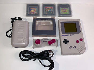 Original Nintendo Game Boy Handheld System Bundle 708056580582 | eBay