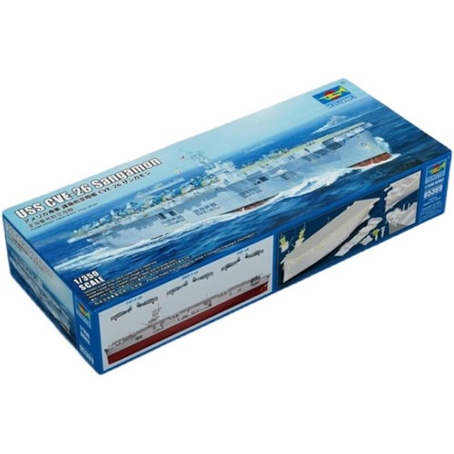 TRUMPETER 05369 1:350 Scale USS CVE-26 Sangamon Model Kit | eBay