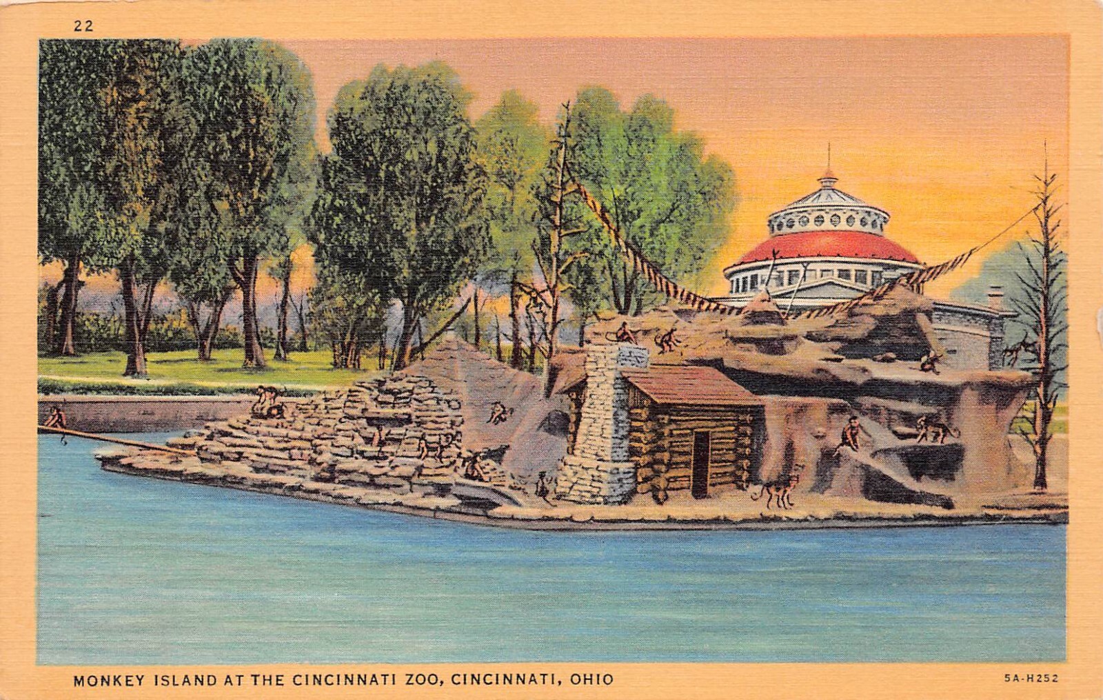 Cincinnati Zoo OH Ohio Monkey Island Botanical Garden CLOSED Vtg ...