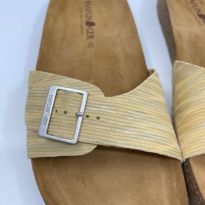Haflinger Chaussons Mules Femme HAFLINGER Gina Bio - Cuir Souple ...