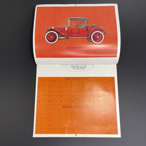 Vintage 1974 Sorenson Chrysler Plymouth Agincourt Calendar Niagara ...