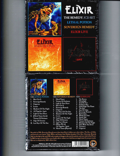Remedy: Lethal Potion / Sovereign Remedy / Elixir Live (Remasteredboxset Edition) by Elixir (CD ...