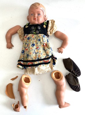 ANTIQUE German Schildkrot DOLL TURTLE Mark 28/28 1/2 CELLULOID | eBay