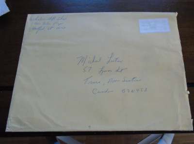 Hartford Whalers Hockey Club envelope post mark 1972 Fan mail order LG ...