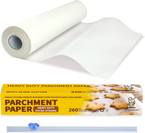 Katbite Parchment Paper Roll for Baking, 15 in X 210 Ft 260 Sq.Ft ...