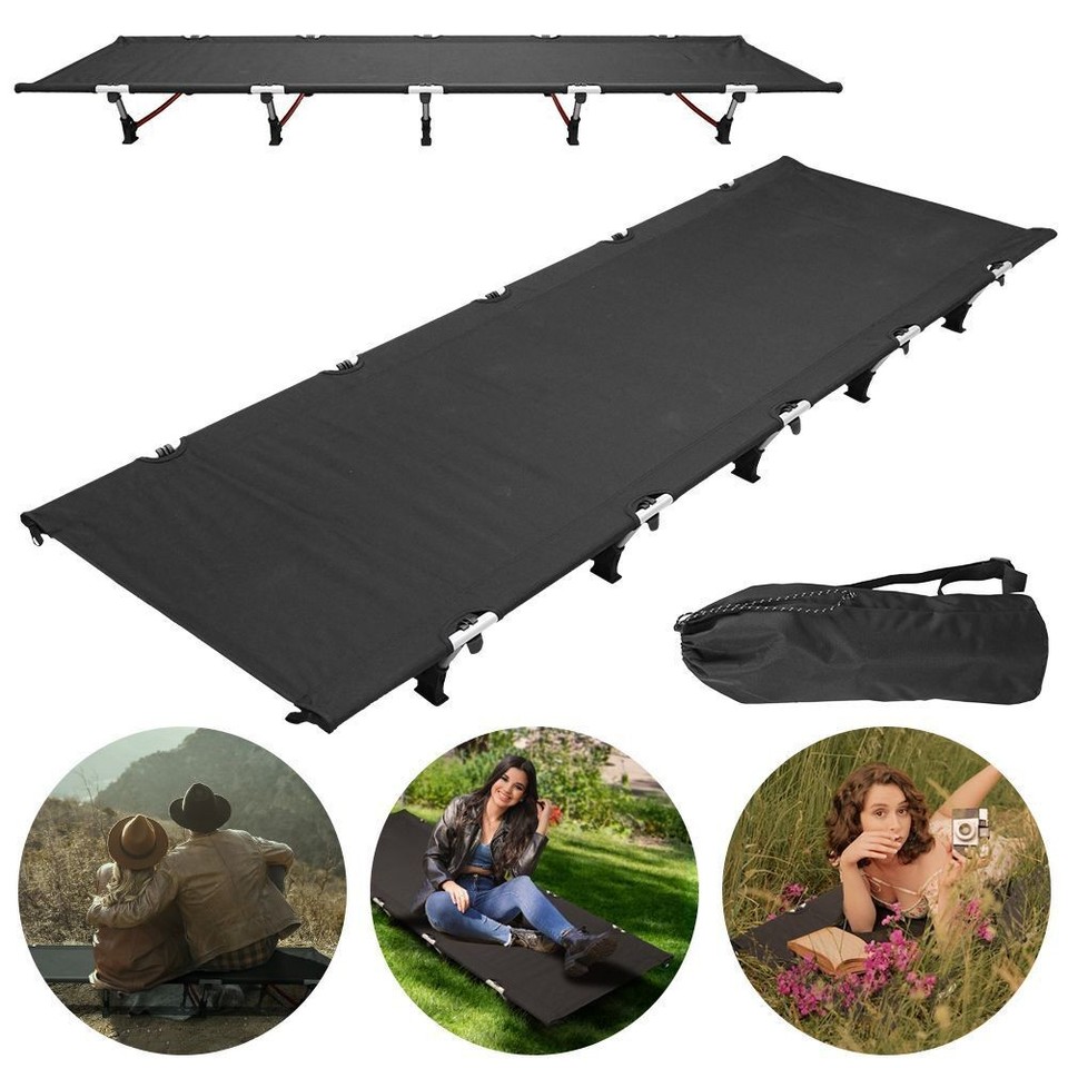 Camping Cot Ultralight Camp Bed Portable Folding Bed for Adults Compact ...