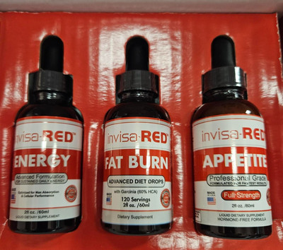 invisa Red Weight NEW Formula Weight Loss Kit DROP 20+ LBS, 30 LBS+ | eBay