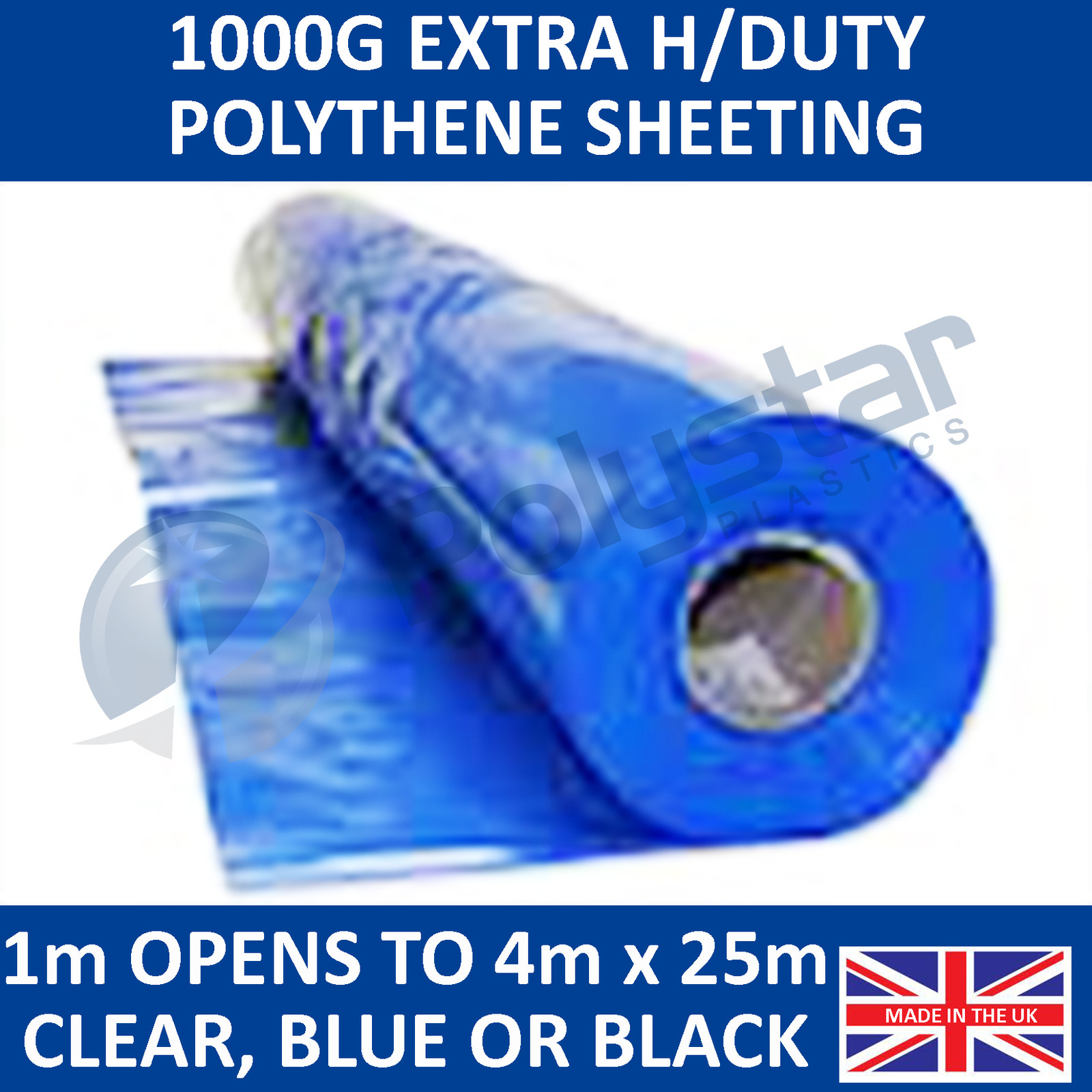 Heavy Duty Polythene Sheeting 1000 gauge Free next day delivery | eBay UK