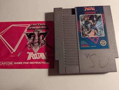 Captain Commando Trojan (NES) Cartridge, Manual & Sleeve | eBay