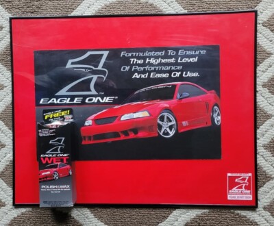 Saleen Mustang Eagle One Car promotional Poster Display with Diecast ...