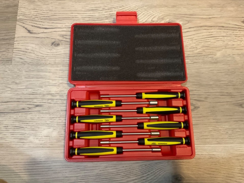 Mac Tools SNDM81B 8pc Precision Nut Driver Set 5/64 - 1/4 **C4** | eBay