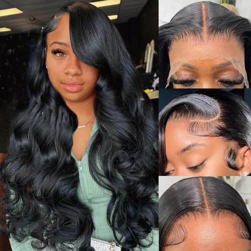 13x6 Body Wave Human Hair Lace Front 24 Inch 13x6 body wave wigs human ...