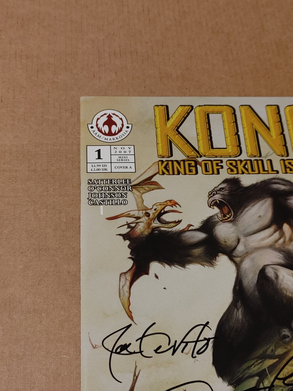 KONG: King of Skull Island #1 Signed Tommy Castillo, Joe DeVito, Chuck ...