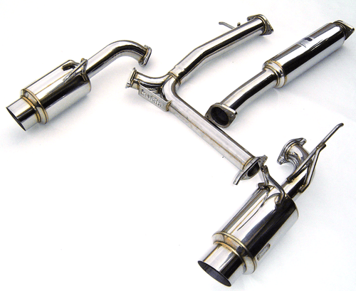 Invidia HS02N3ZGTP Stainless N1 Dual Exhaust System for 03-09 Nissan ...