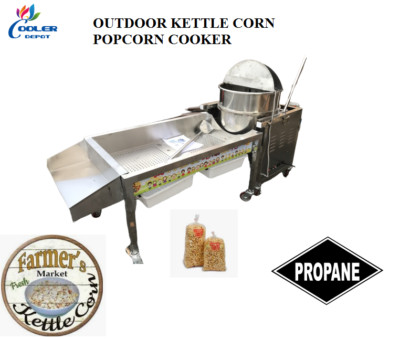 NEW Kettle Corn Gourmet Popcorn Popper 90 Quart Commercial Cooker ...