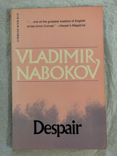 Despair by Vladimir Nabokov Paperback Novel Book 1st Perigee Printing ...