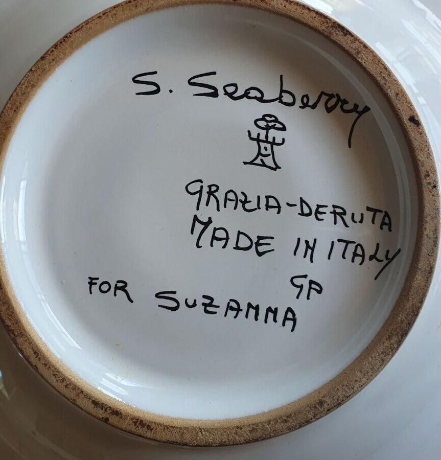 Vintage Grazia - Deruta Pottery Ceramic Decorative Bowl | eBay