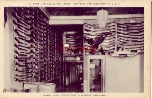 MASON HOTEL COFFEE SHOP, CLAREMORE, OKLA home to J M Davis GUN ...