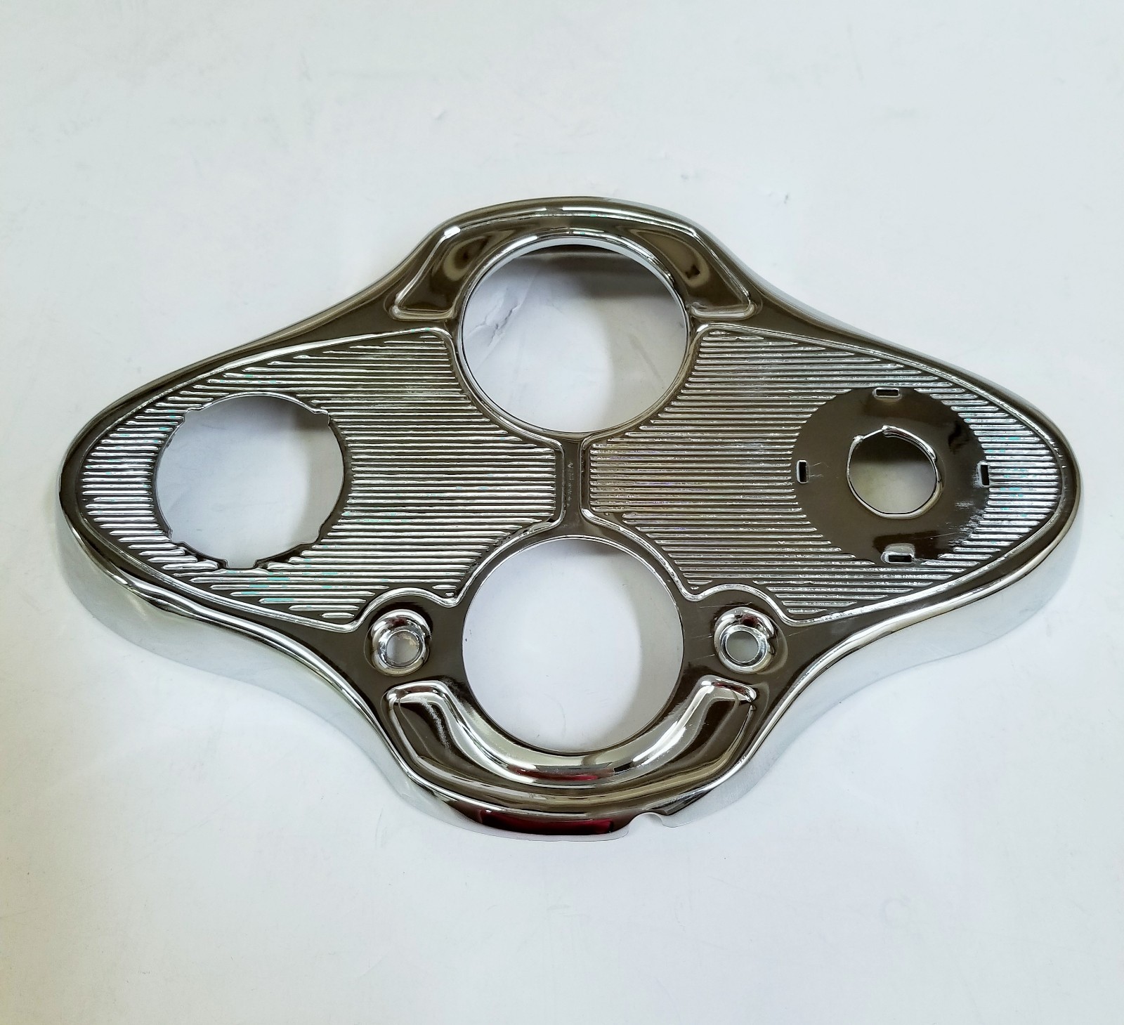 1930 1931 Ford Model A CHROME Instrument Gauge Panel Round Speedometer ...