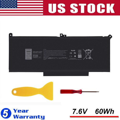 F3YGT Battery For Dell Latitude 12 13 14 E7280 E7480 7480 7490 7380 ...