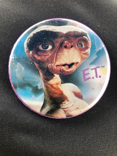 100~ 1982 E.T. ET Pin The Extra Terrestrial Pinback Button 2.25" | eBay