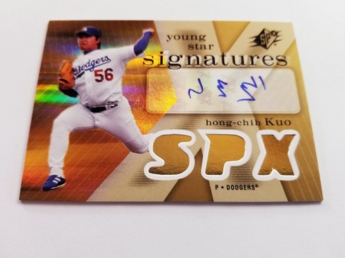 HONG-CHIN KUO 2007 SPX YOUNG STAR SIGNATURES AUTO RC DODGERS #YS-KU | eBay
