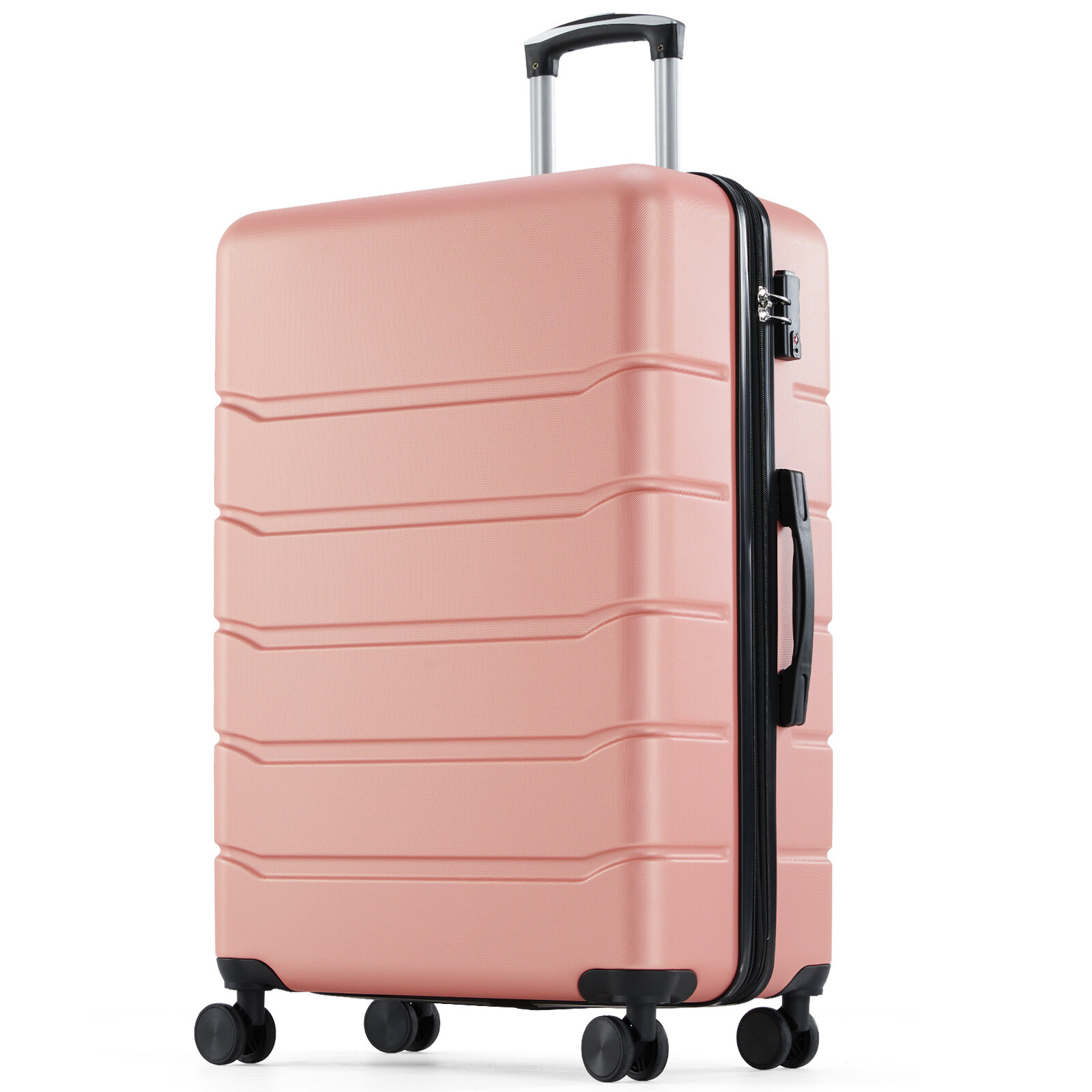 Carry-On Luggage Hard Shell Rolling Suitcase Travel Lightweight with ...