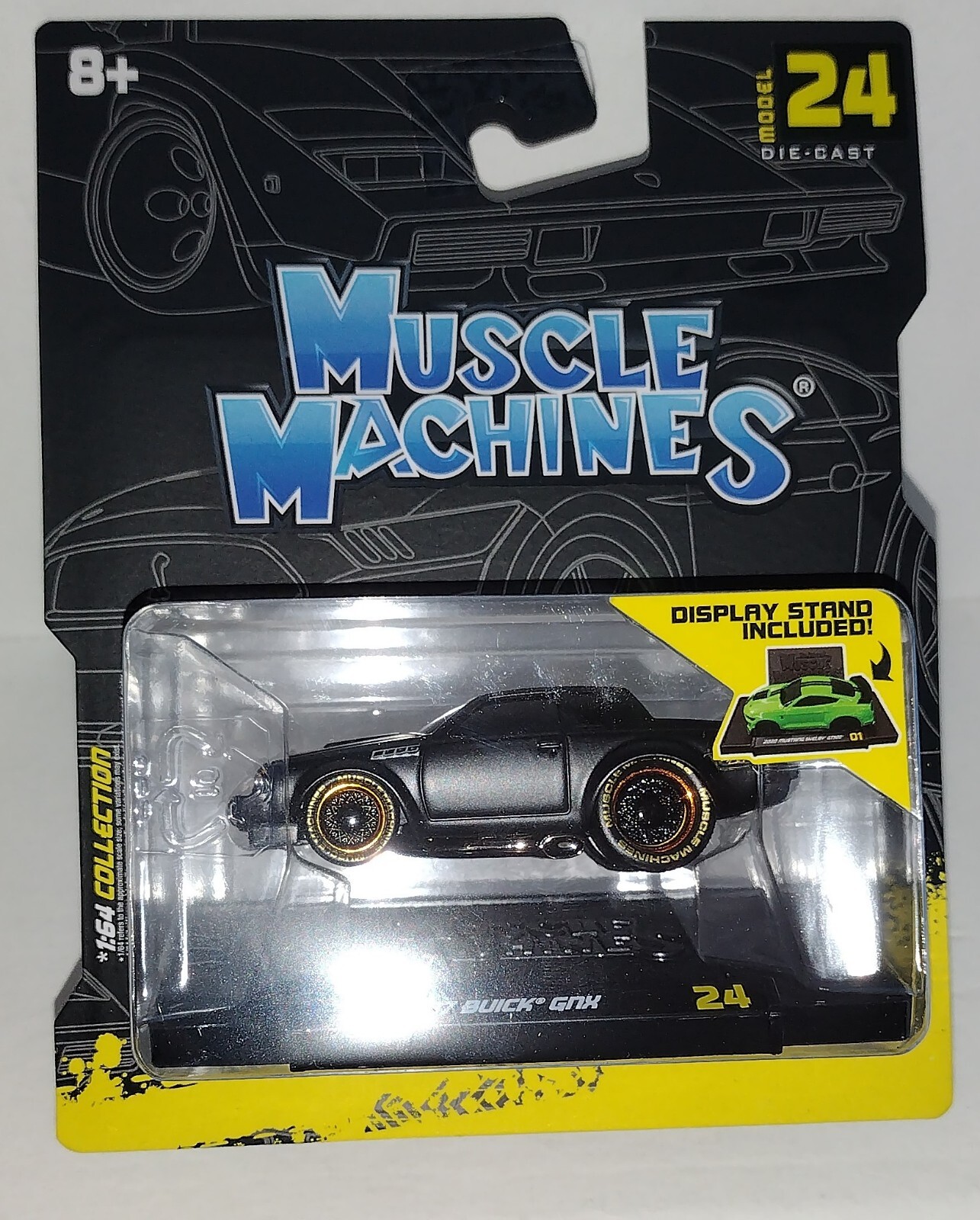 MUSCLE MACHINES 1987 BUICK GNX #24 BLACK CHASE WITH GOLD RIMS | eBay