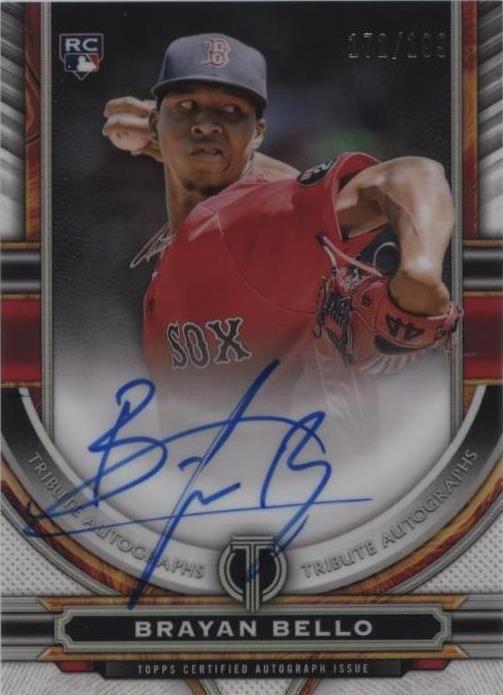 2023 Topps Tribute - Tribute Autographs Brayan Bello #TA-BBE /199 (AU ...