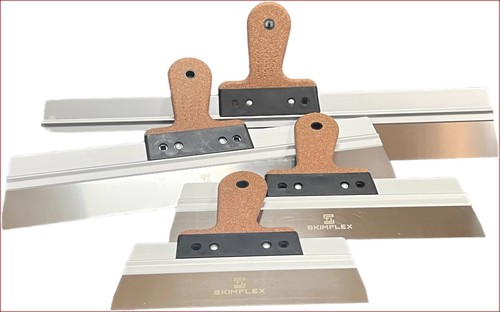 Skimflex Skimming Spatula Cork Handle Plastering tool flexible flawless ...