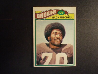 1977 Topps Football Mack Mitchell Card # 393 | eBay
