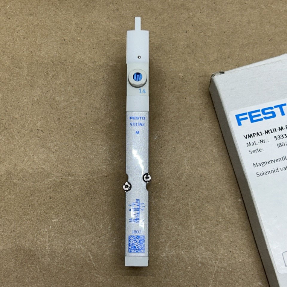 NIB Festo 533342 Model VMPA1-M1H-M-PI Air Solenoid Valve: 5/2, 24VDC ...