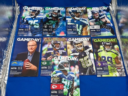 Seattle Seahawks Game Day Programs 2018 Season 9 Programs | eBay
