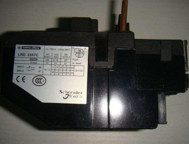 TELEMECANIQUE SCHNEIDER ELECTRIC LR2D43 THERMAL OVERLOAD, 56% OFF