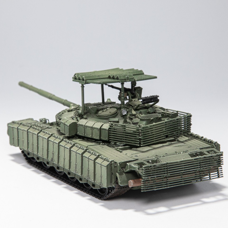 5M 1/72 Russian T-80BVM Main Battle Tank 2023 Fossil Armor Relikt ERA ...
