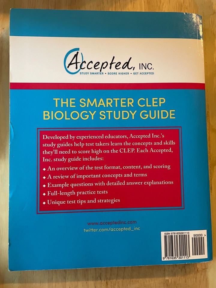 CLEP Biology 2017 Study Guide : Test Prep Book and Practice Test ...