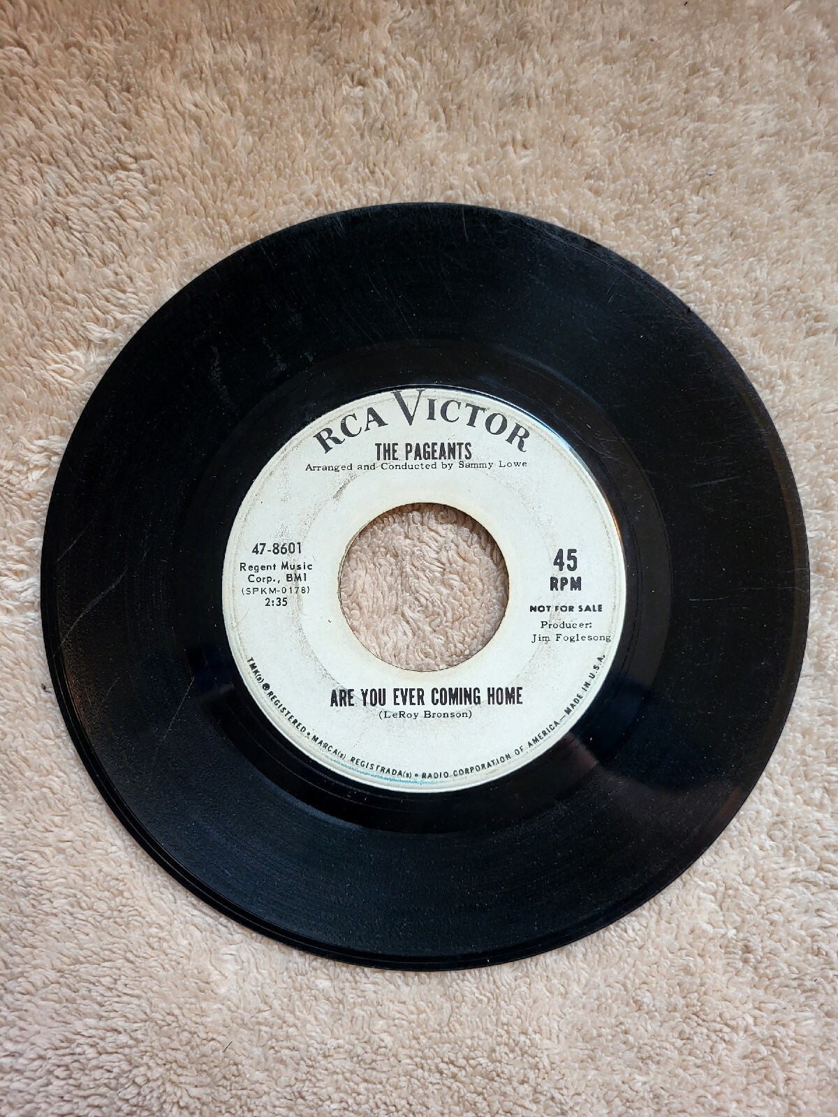 THE PAGEANTS I'm A Victim / Are You Ever Coming Home 45 Record 7" Soul ...
