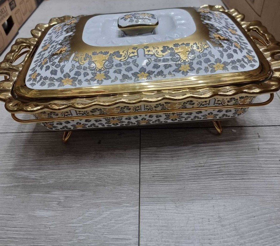 Ceramic Chafing Dish Food Warmer Buffet Wedding Party Gift | eBay UK