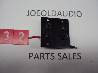 Nikko 6065 Original RCA Jack Panel. AUX & Phono. Tested. Parting Out ...