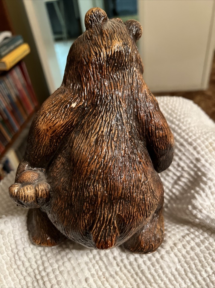 Vintage Beasties Of The Kingdom Boswell Bear John Raya Clay Figurine ...