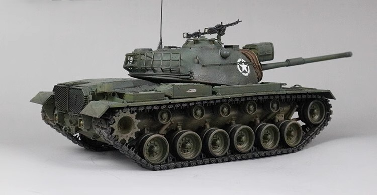 1/35 U.S. Army M48A5 105mm Gun Medium Tank Pro built Finished DRAGON ...