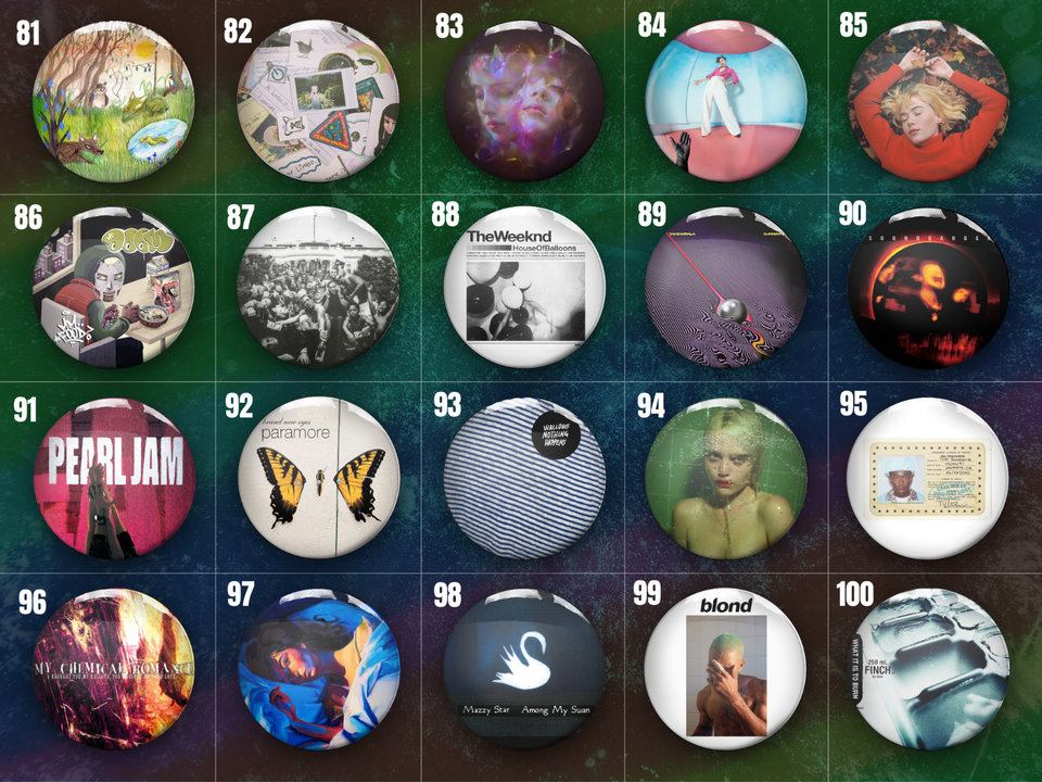 Album Cover Pin Badges | Design Your Own Cutomised Option | Music Band ...