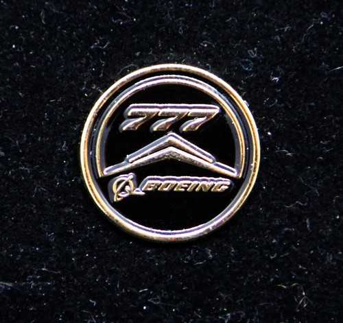 Pin BOEING Round Logo BOEING 777 Pin for Pilots metal GOLD pin tie tack ...