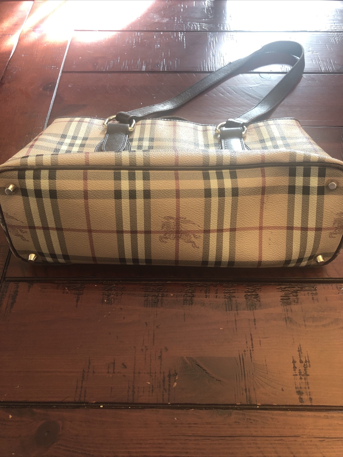 Authentic Vintage BURBERRY Haymarket Check Shoulder B… - Gem