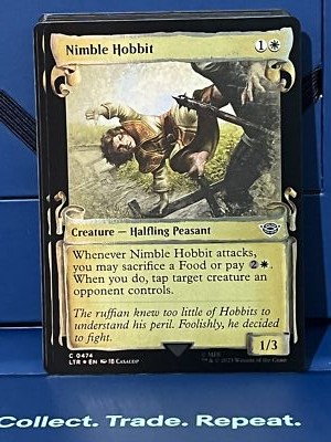 MTG Lord of the Rings Nimble Hobbit (Showcase Scrolls) Foil | eBay