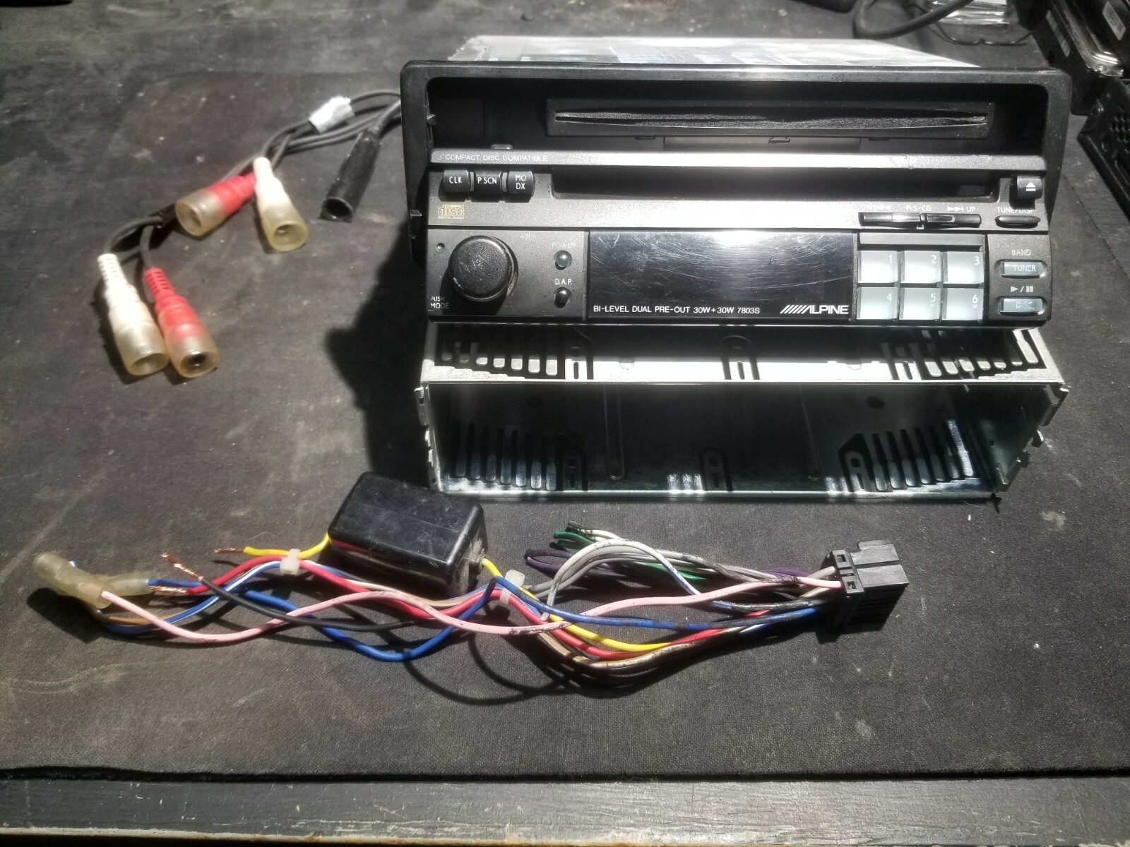 Alpine 7803S Control Head with Case for sale online | eBay