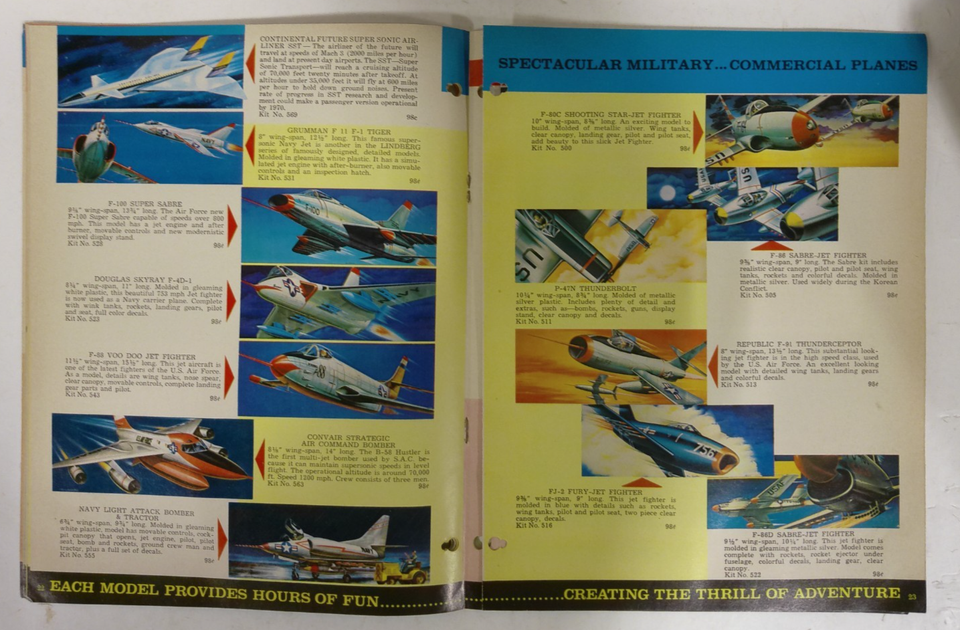 The Lindberg Line Hobby Model Kits 1964-65 Catalogue | eBay