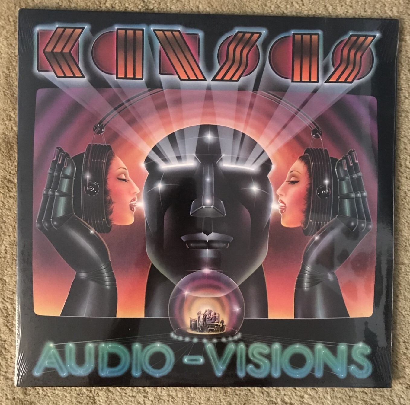 Kansas Vinyl LP Audio-visions VG 1980 Rock Record for sale online | eBay