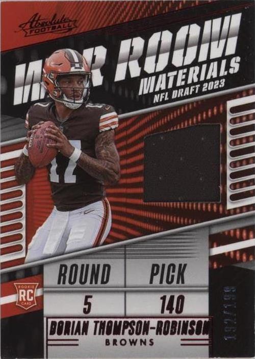 2023 Panini Absolute - War Room Materials Dorian Thompson-Robinson #WR ...